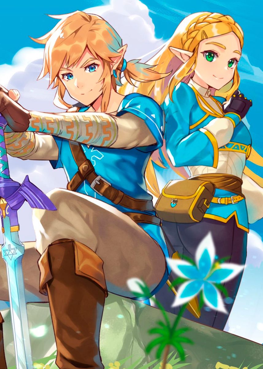 'Link V' Poster, picture, metal print, paint by Fakun | Displate