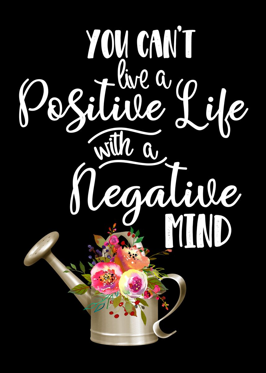'Positive life' Poster, picture, metal print, paint by Juliana RW ...