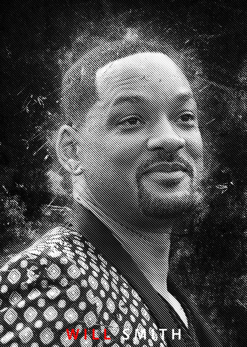 'Will Smith' Poster, picture, metal print, paint by Amanda | Displate