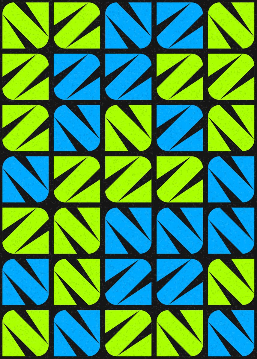 'Geometric Pattern NZ' Poster by Iurii Vlasenko | Displate