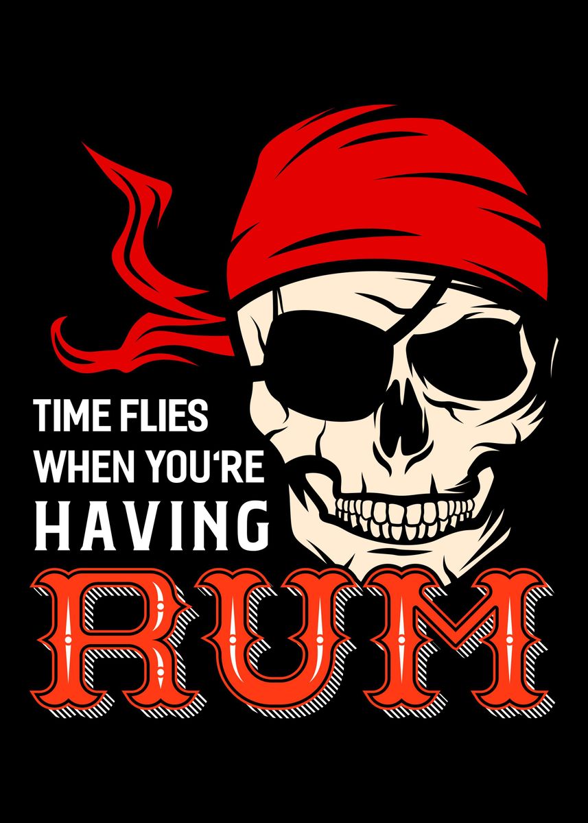 'Rum Drinking Alcohol' Poster by Christian Mueller | Displate