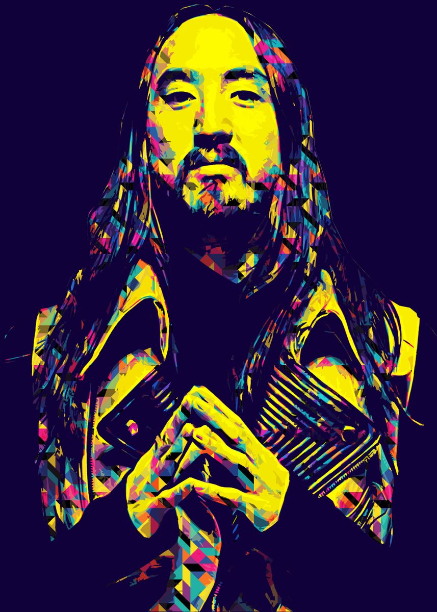 'Steve Aoki' Poster, picture, metal print, paint by Bestselling Music ...