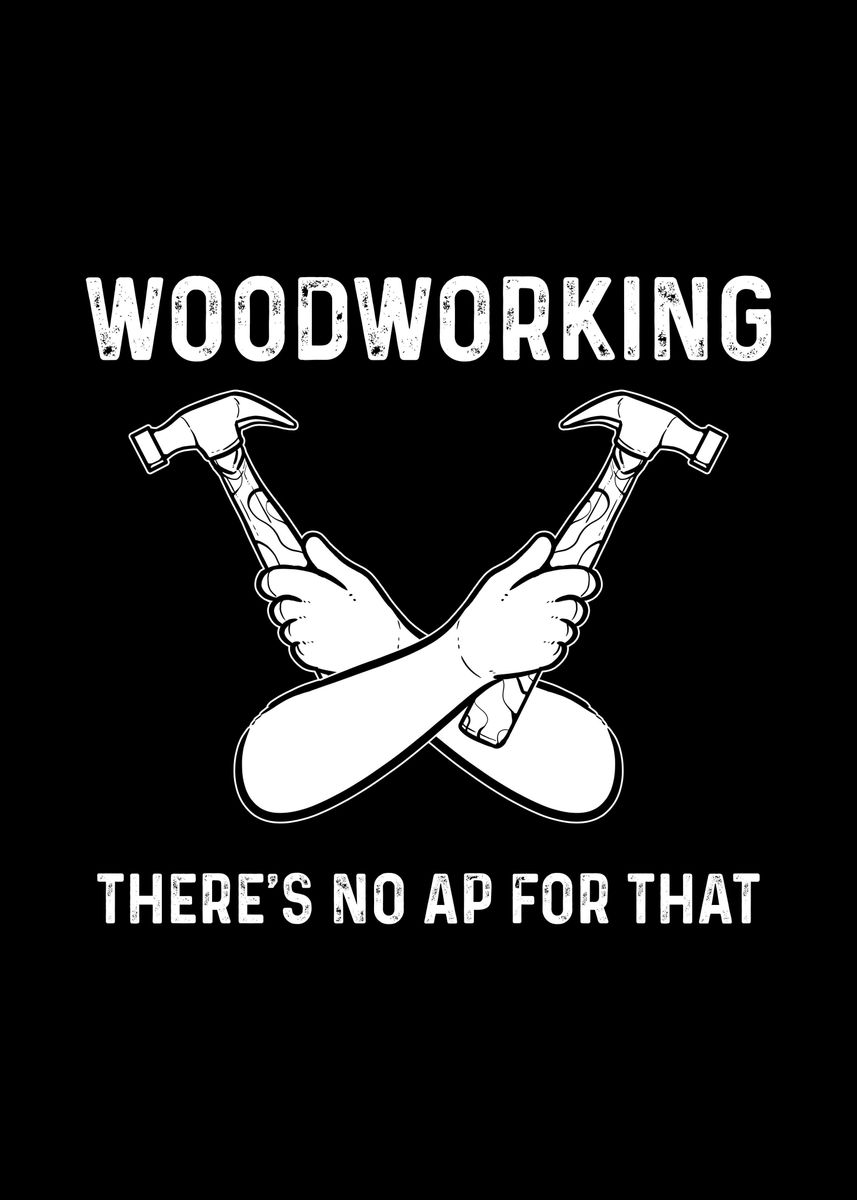 'Woodworking Carpenter' Poster by Mealla | Displate