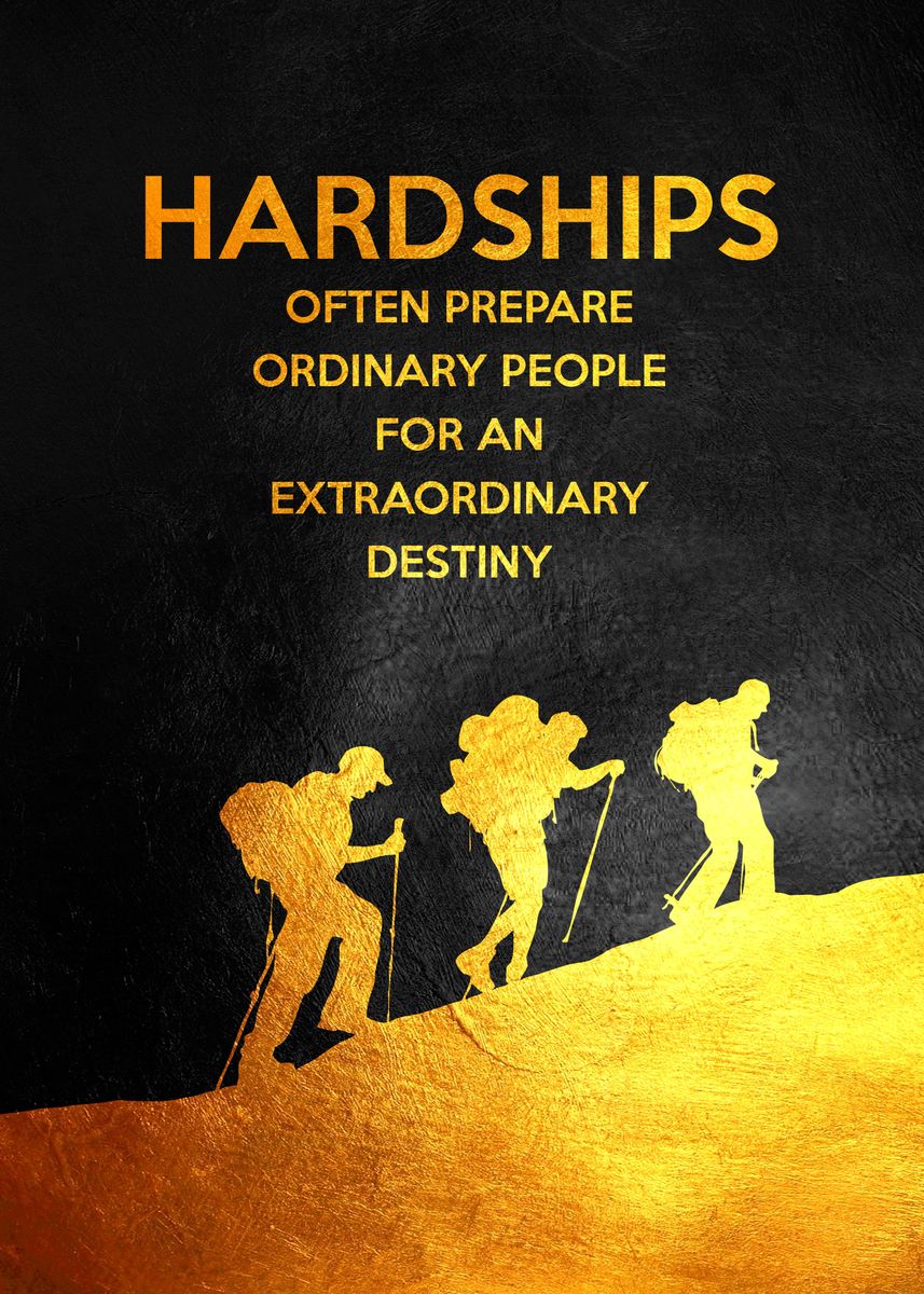 'Hardships Lewis' Poster, picture, metal print, paint by ABConcepts ...