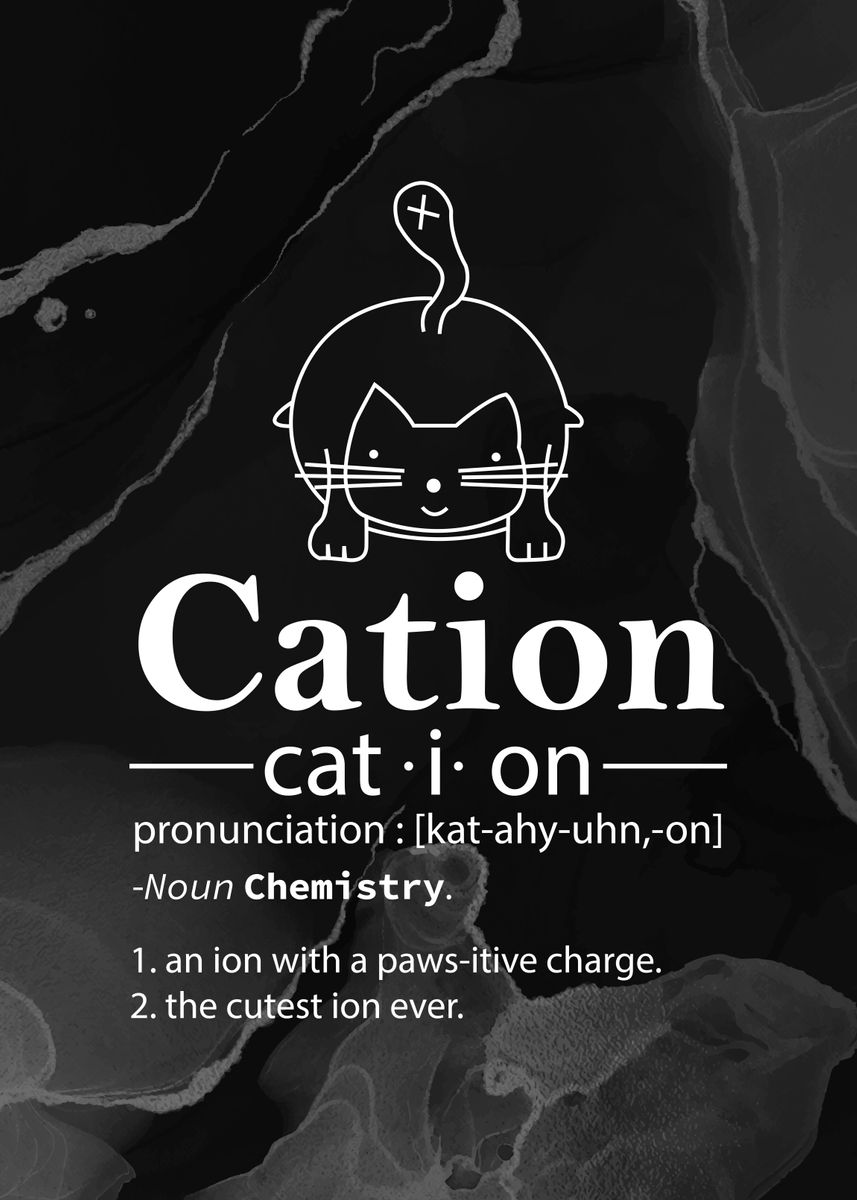 'Cation' Poster, picture, metal print, paint by AndrejZT | Displate