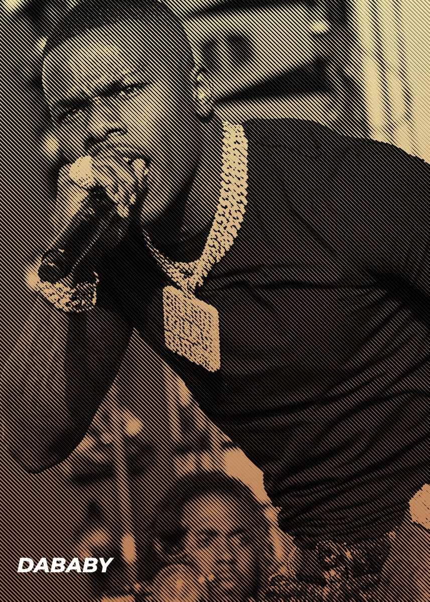 'RAPPER DABABY ' Poster by Poster worldwide | Displate