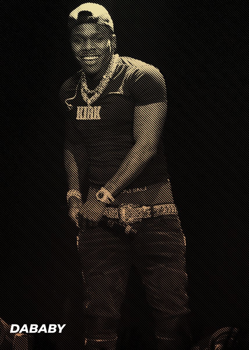 'RAPPER DABABY ' Poster, picture, metal print, paint by Poster ...