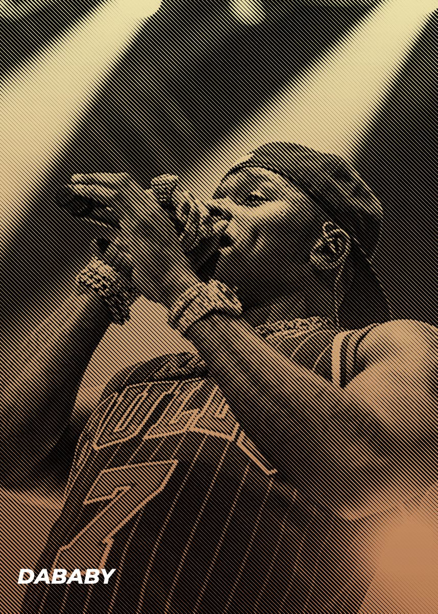 'RAPPER DABABY ' Poster, picture, metal print, paint by Poster ...