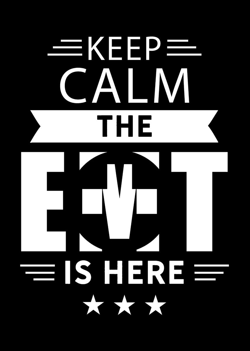 'Keep calm the EMT is here' Poster, picture, metal print, paint by ...