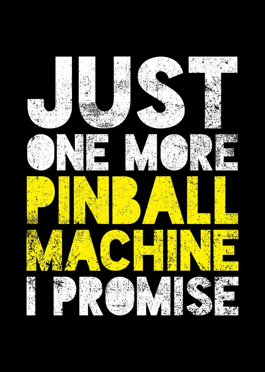 'Pinball Machine' Poster, picture, metal print, paint by Mealla | Displate