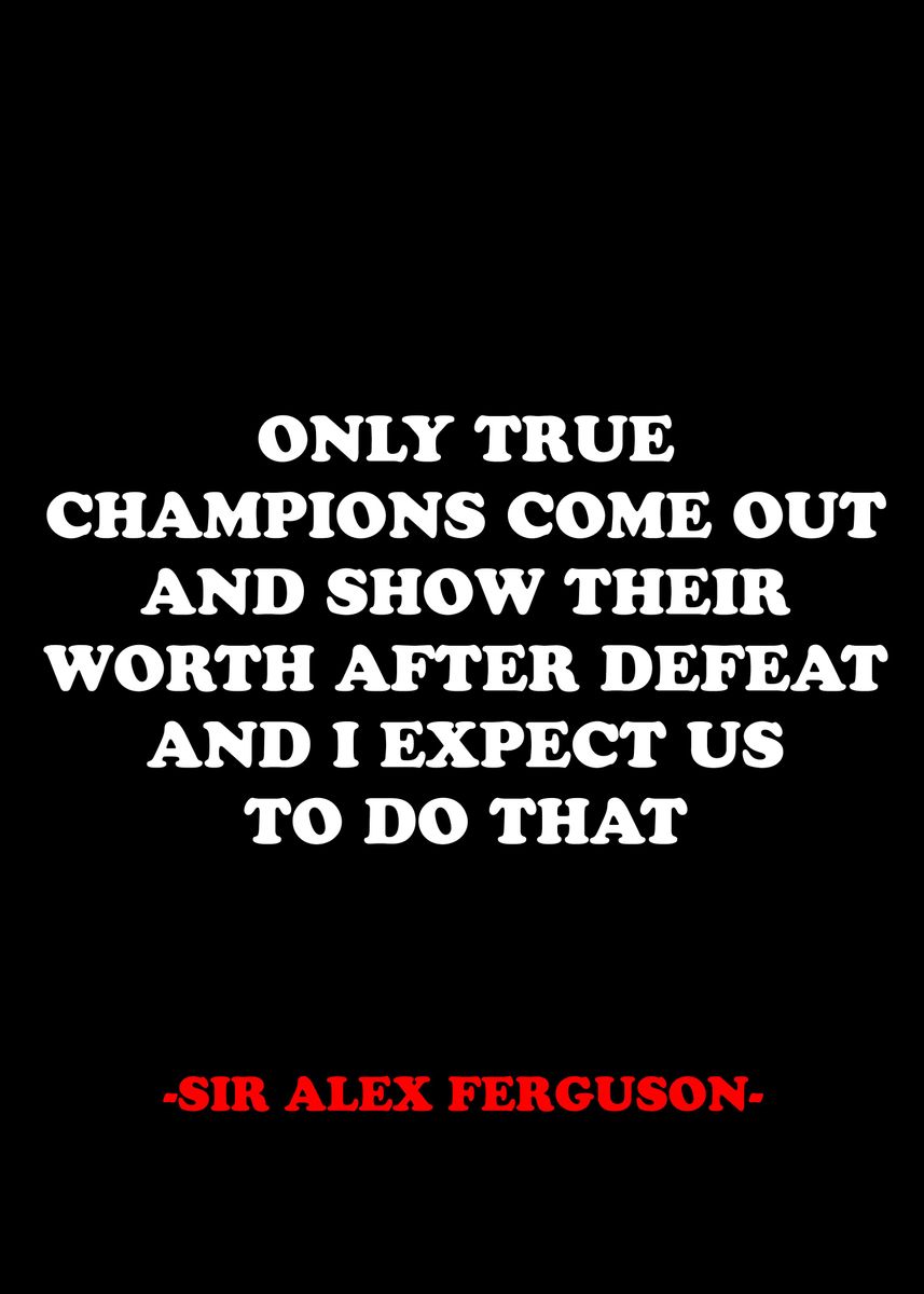 'Sir Alex Ferguson' Poster by D A N | Displate