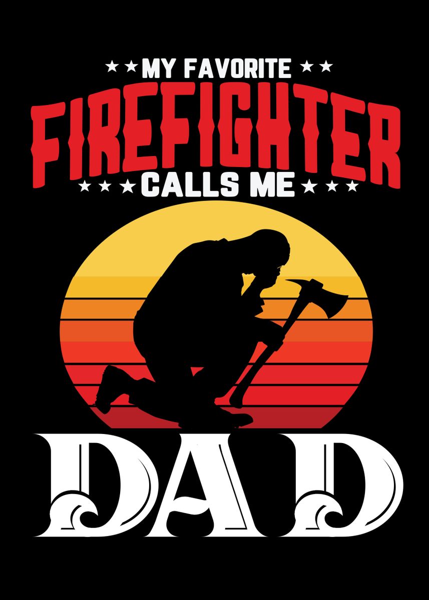 'Fire Department' Poster, picture, metal print, paint by ZS C O M M E R ...