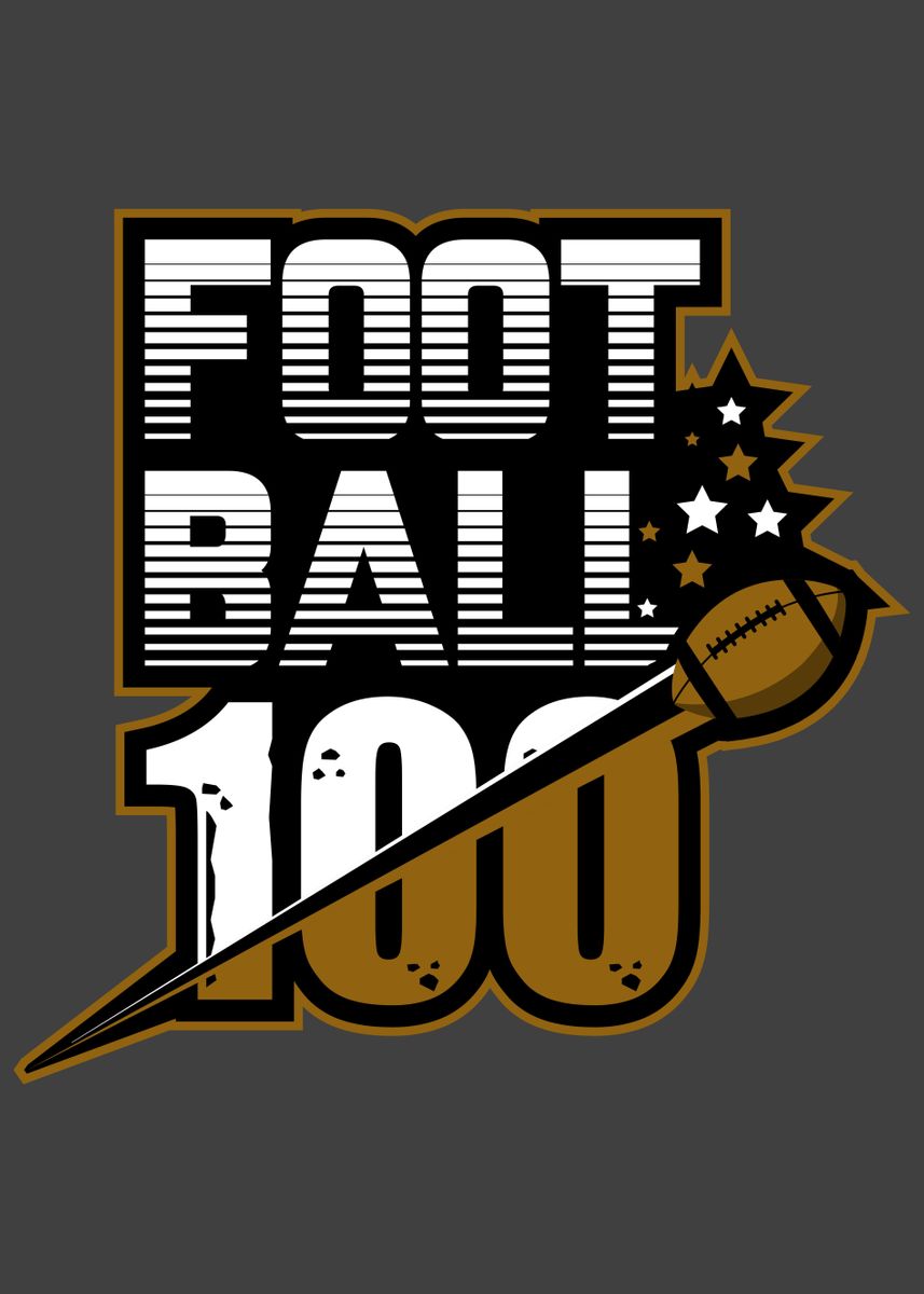 'Football 100' Poster by BeMi | Displate