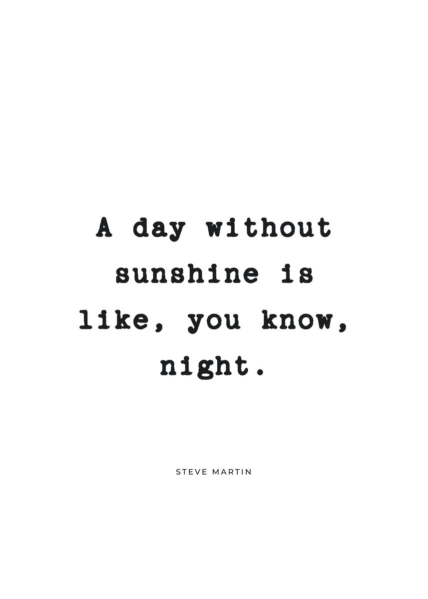 'A Day Without Sunshine' Poster, picture, metal print, paint by ...