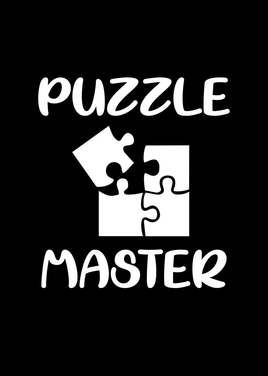 'Puzzle Master' Poster by bananadesign | Displate