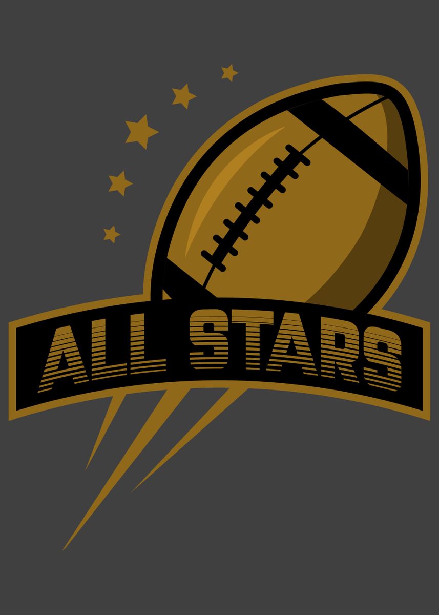 'All Stars Football' Poster by BeMi | Displate