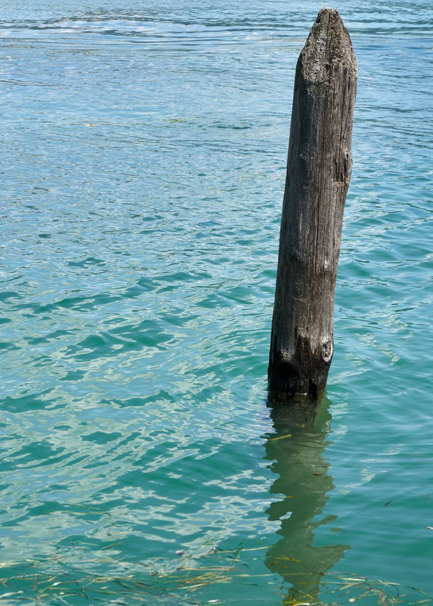 'wooden mooring ' Poster, picture, metal print, paint by Ornella ...