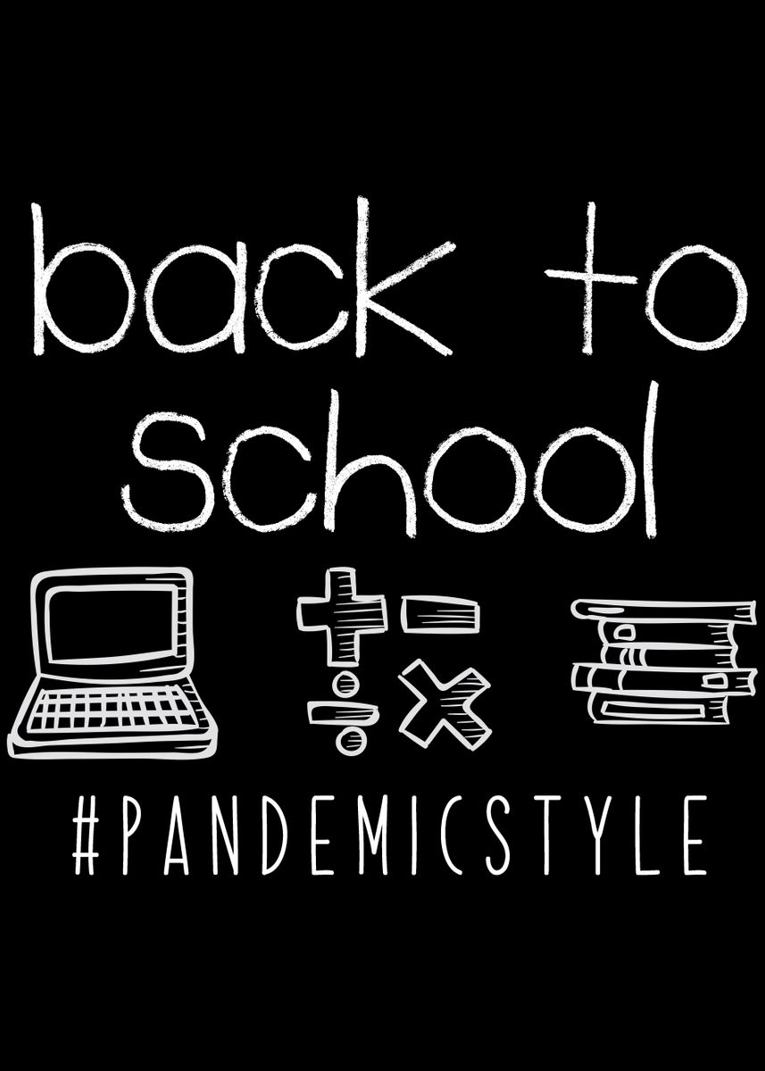 'Back to School Homeschool' Poster, picture, metal print, paint by ...