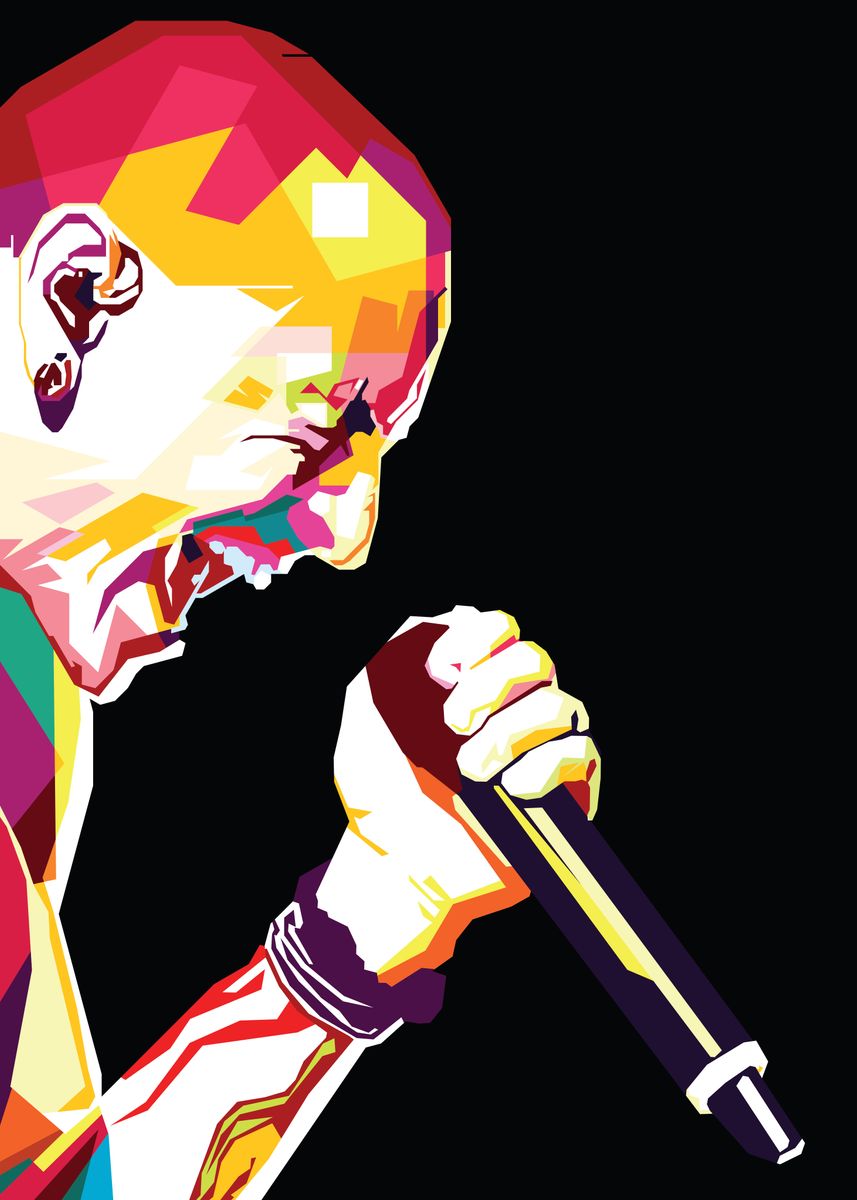 'chester' Poster, picture, metal print, paint by Aminuddin amex | Displate