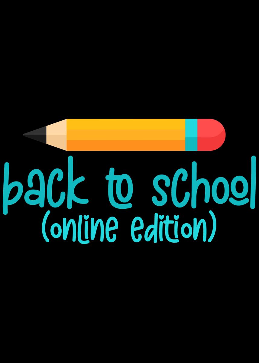 'Back to School Homeschool' Poster, picture, metal print, paint by ...