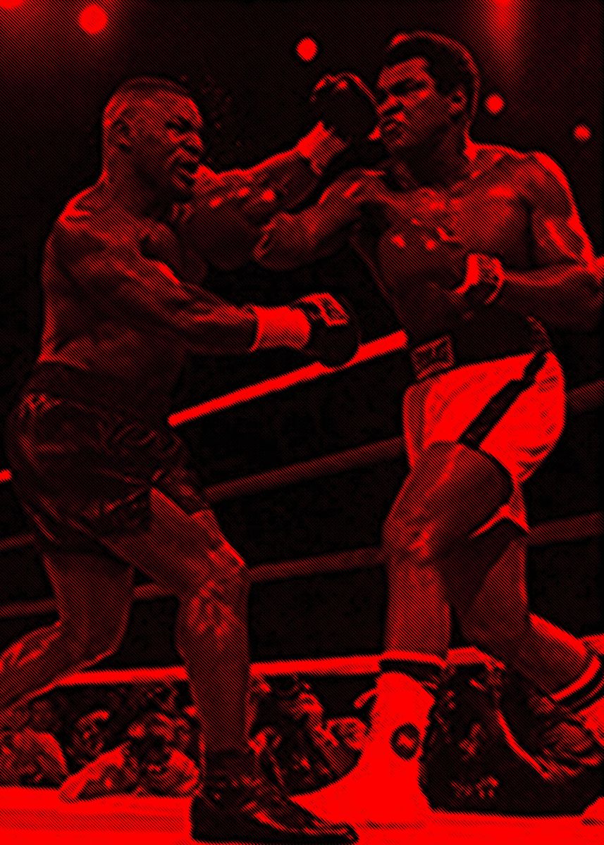 'Boxing Legends' Poster, picture, metal print, paint by Trending ...