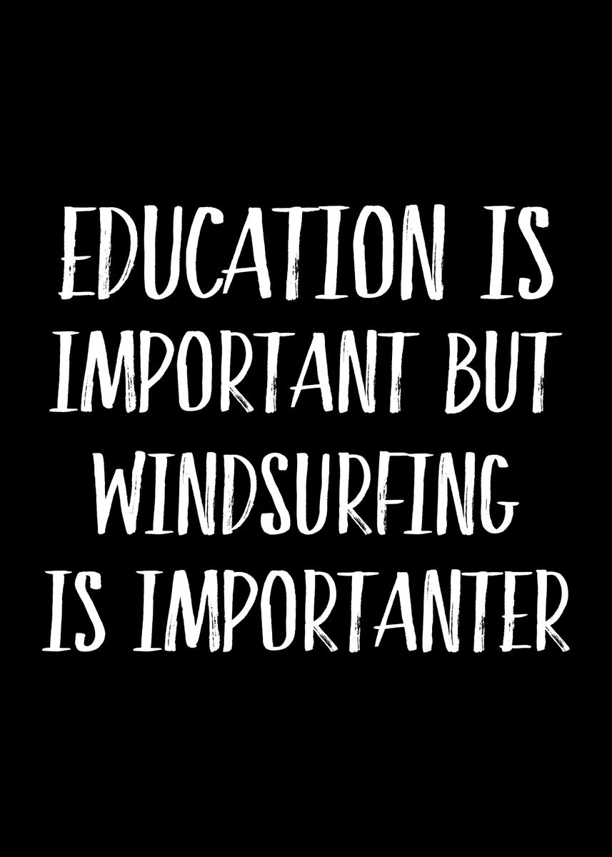 'Windsurfing' Poster, picture, metal print, paint by crbn design | Displate