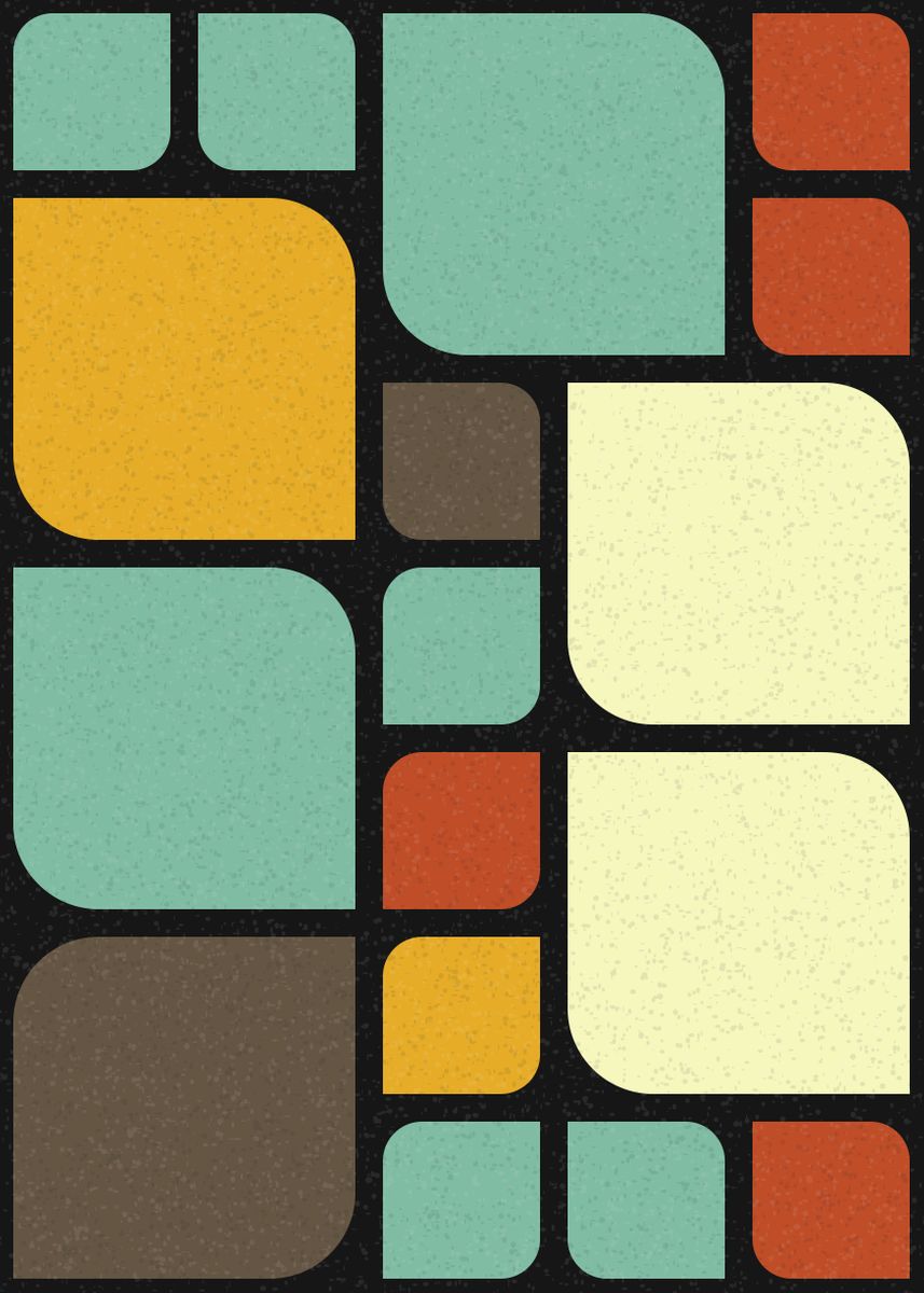 'Geometric Pattern' Poster by Iurii Vlasenko | Displate