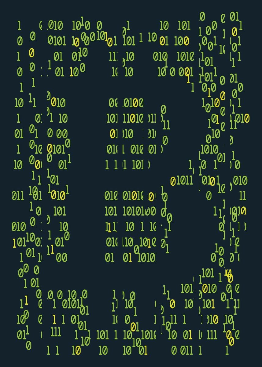 'CODING BITCOIN DESIGN' Poster, picture, metal print, paint by ...
