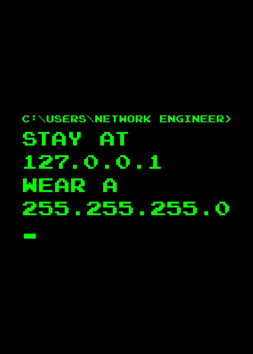 'Funny Engineer Network' Poster, picture, metal print, paint by Visualz ...