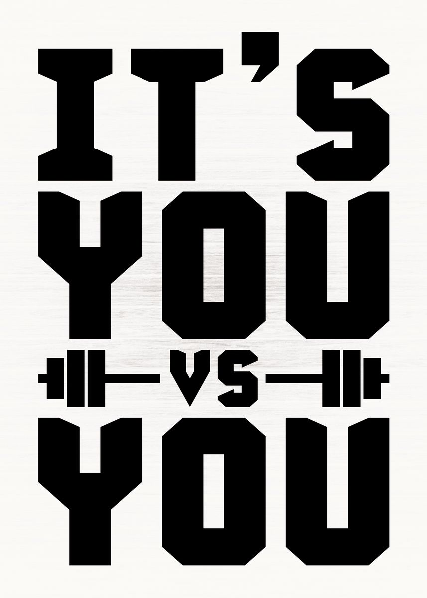 'You vs You' Poster, picture, metal print, paint by CHAN | Displate
