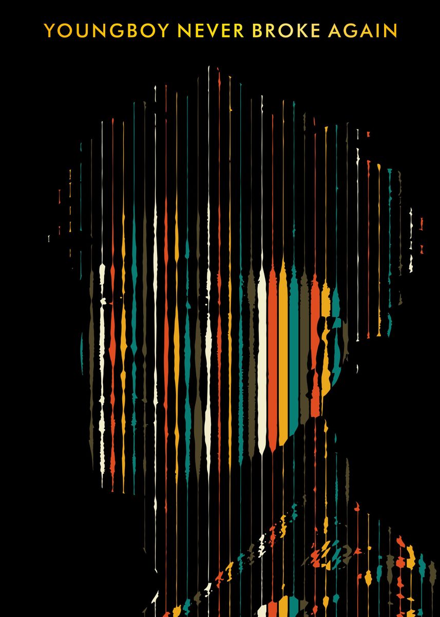 'YOUNGBOY NEVER BROKE AGAIN' Poster by Yusuf Dedi Wijaya | Displate