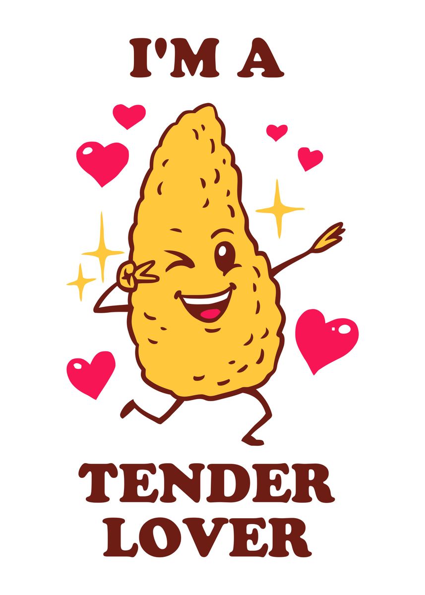 'Tender Lover Meme' Poster, picture, metal print, paint by Yipptee ...
