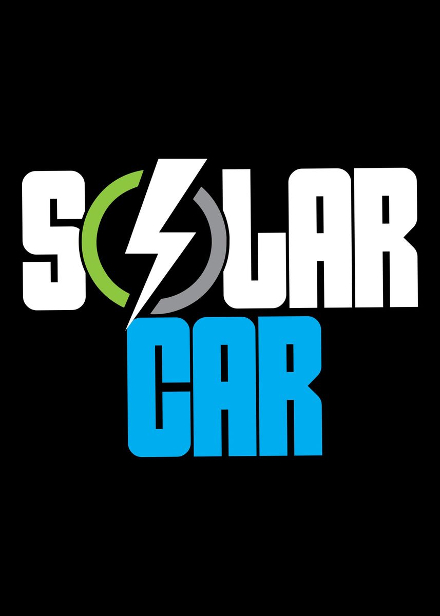 'Solar Car Racing Automobil' Poster, picture, metal print, paint by ...