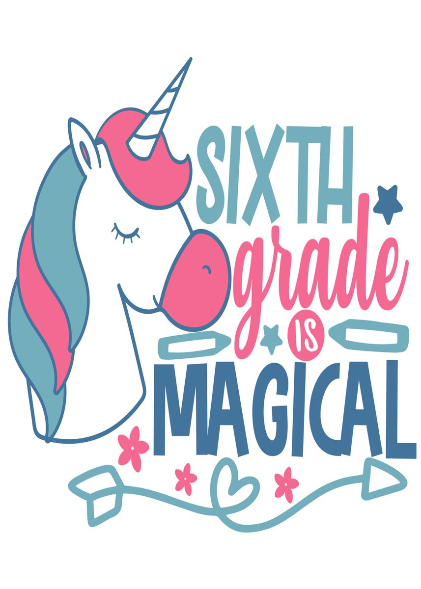 'sixth grade magical ' Poster, picture, metal print, paint by yvon ...