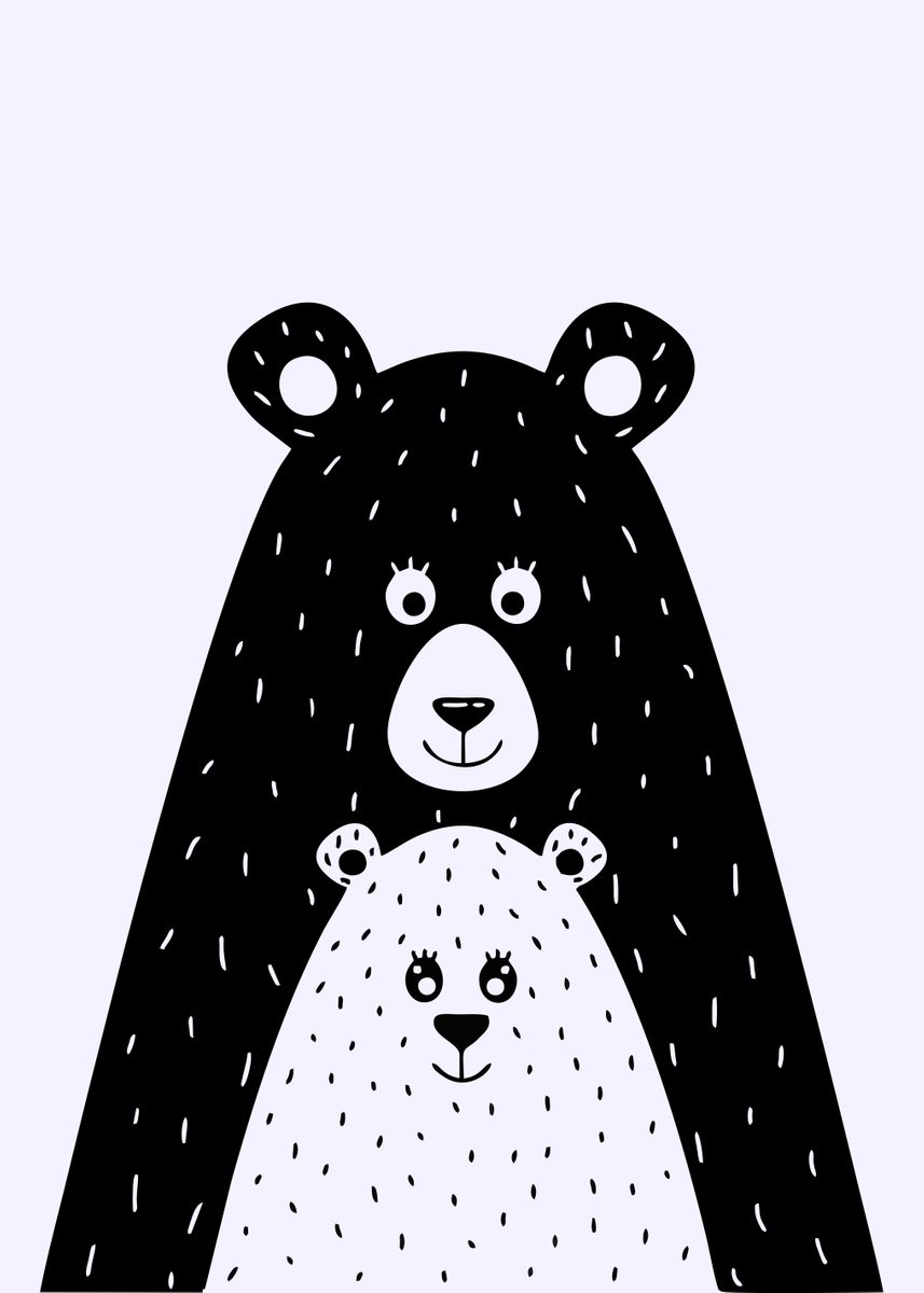 'Bear' Poster, picture, metal print, paint by Bestselling cool posters ...