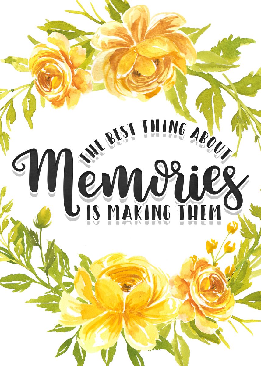 'Memories' Poster, picture, metal print, paint by Juliana RW | Displate