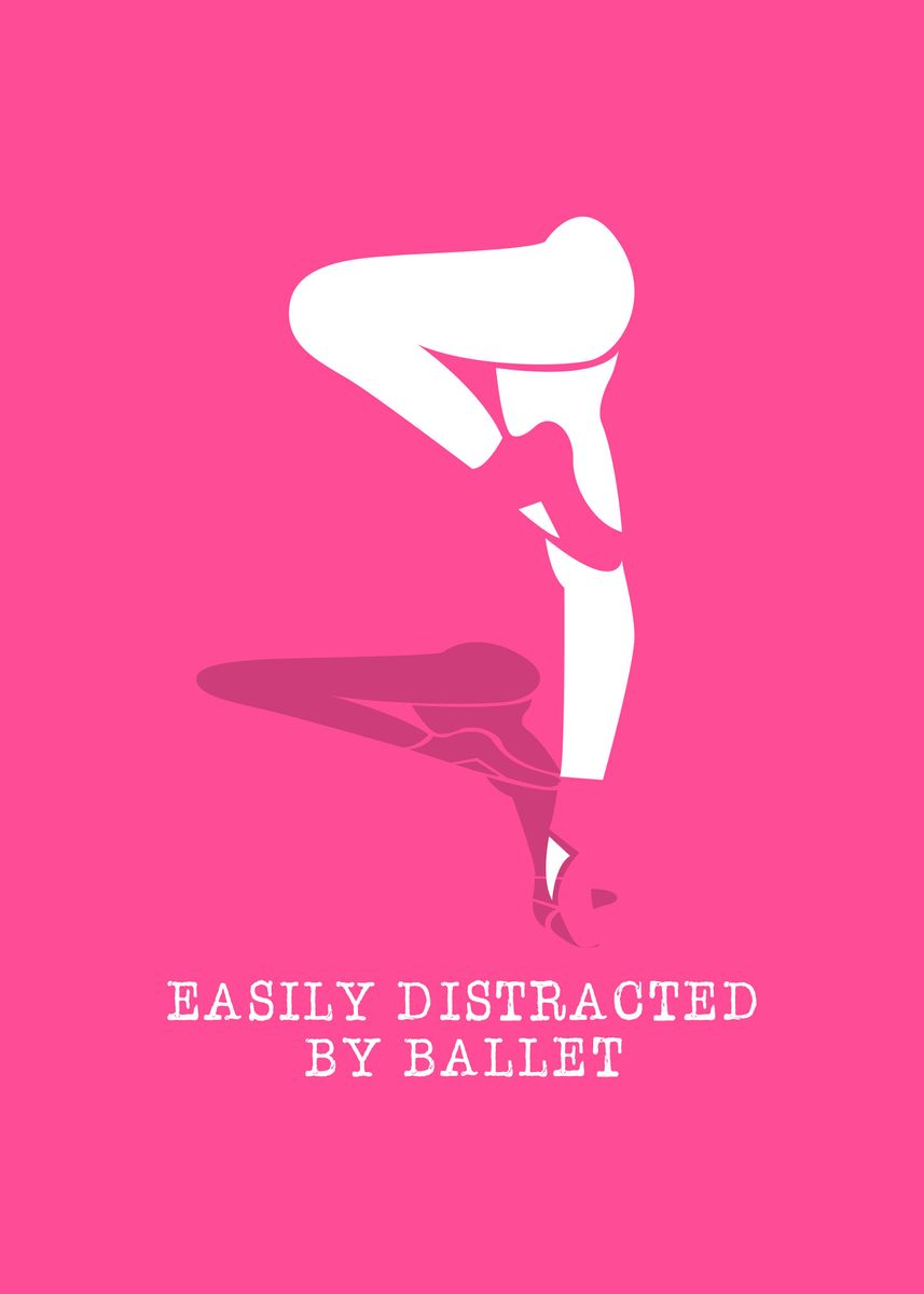 'Ballet Cute Wall Art Decor' Poster, picture, metal print, paint by ...