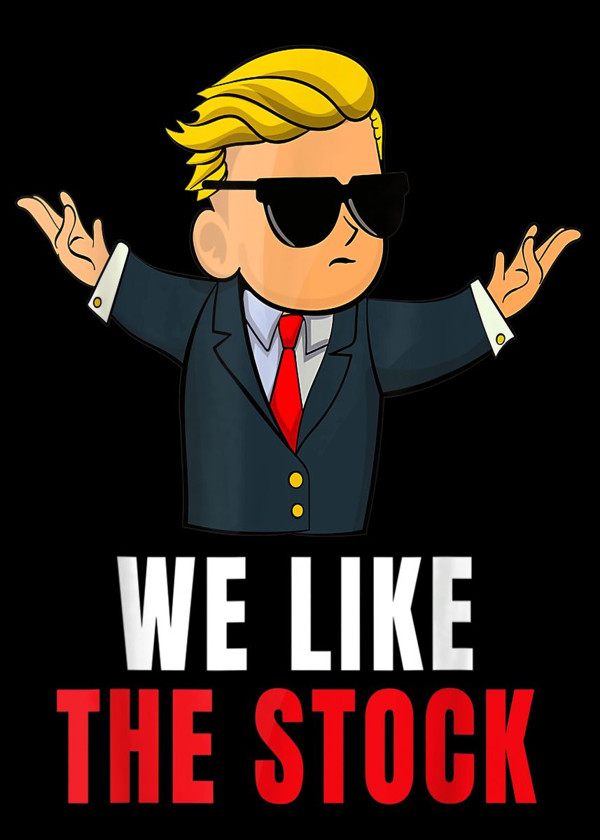 'Wallstreetbets Stock' Poster, picture, metal print, paint by Tim Hinz ...