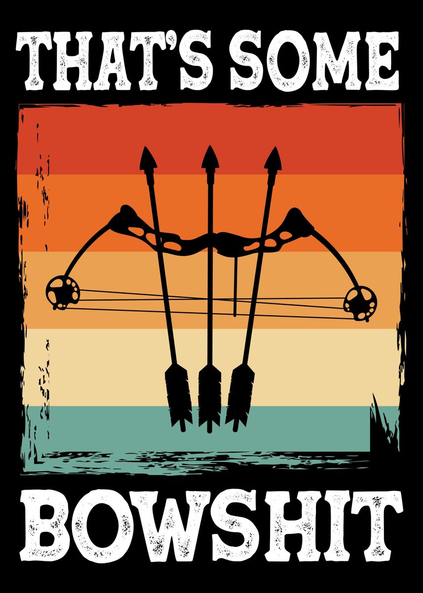 'Archery Bow Arrow Sport' Poster, picture, metal print, paint by Hexor ...