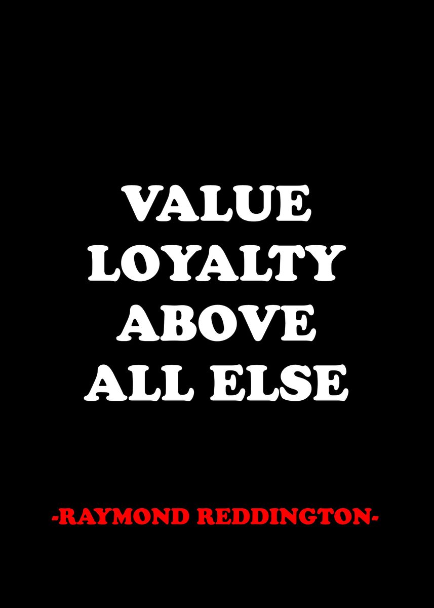 'Raymond Reddington' Poster, picture, metal print, paint by D A N ...