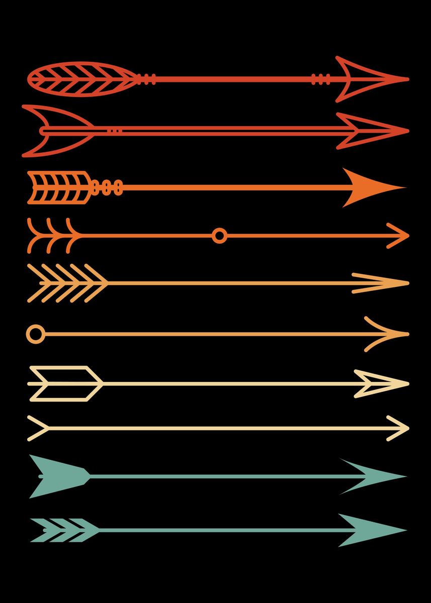 'Archery' Poster by Hexor | Displate