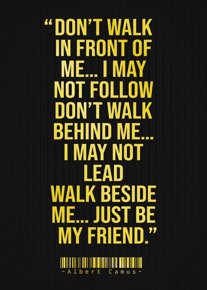 'Legend quote' Poster, picture, metal print, paint by Qreative | Displate