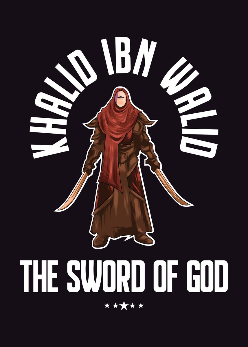 'Khalid Ibnu Walid Poster' Poster, picture, metal print, paint by ...