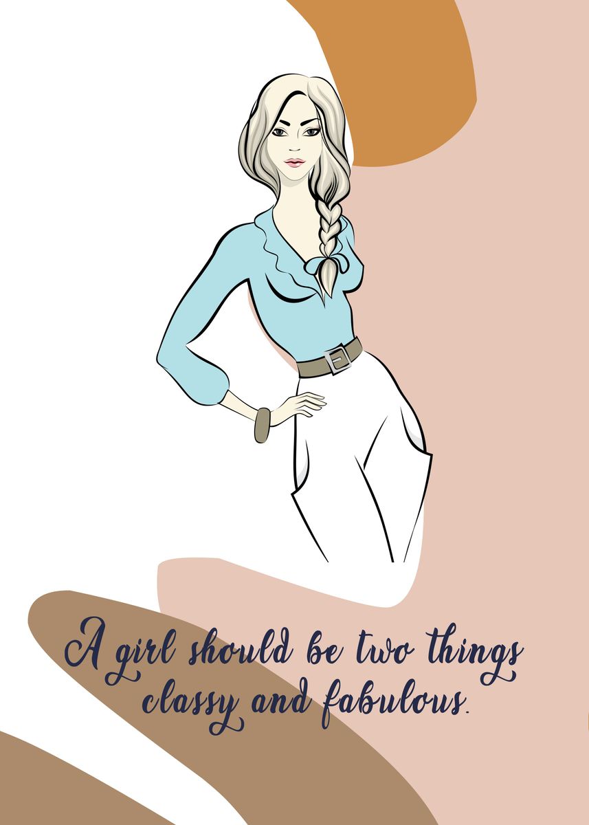 'Happy Woman ' Poster, picture, metal print, paint by AtlantaAlford ...