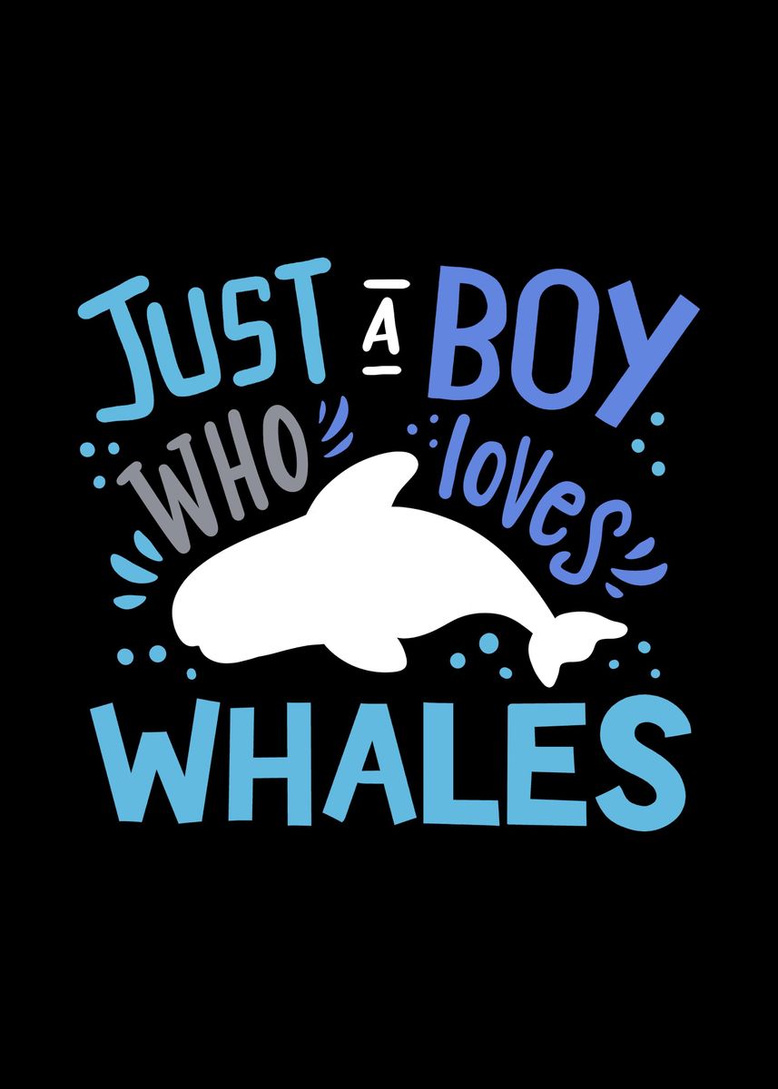 'Whales Whale Lover' Poster by Mealla | Displate