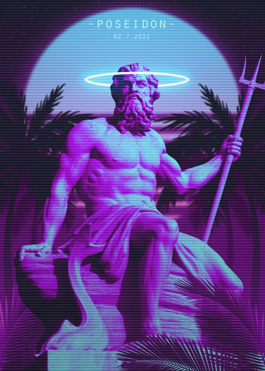 'Poseidon' Poster, picture, metal print, paint by artisticdesign 1903 ...
