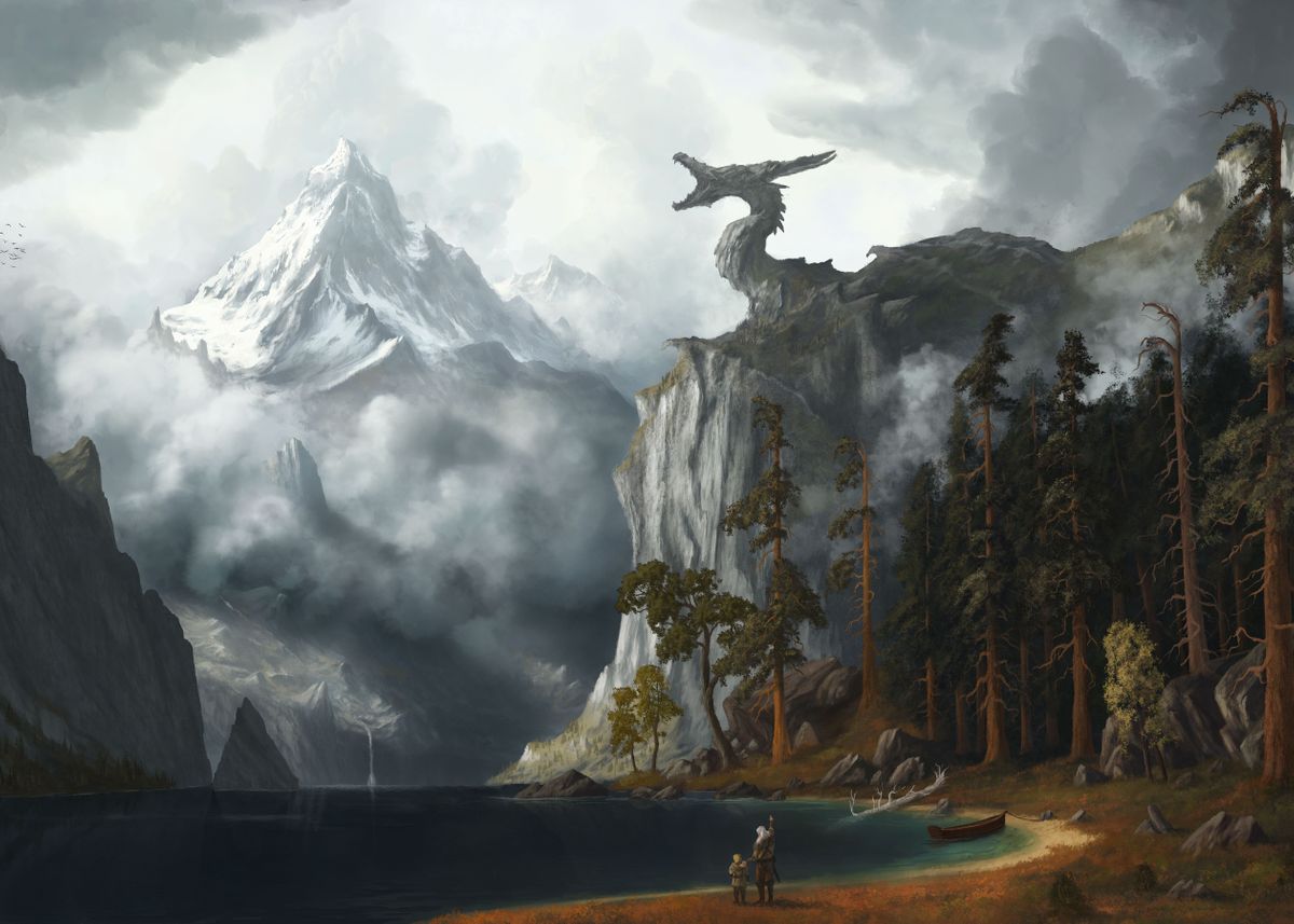 'Legend of the North' Poster by WinterKeep | Displate