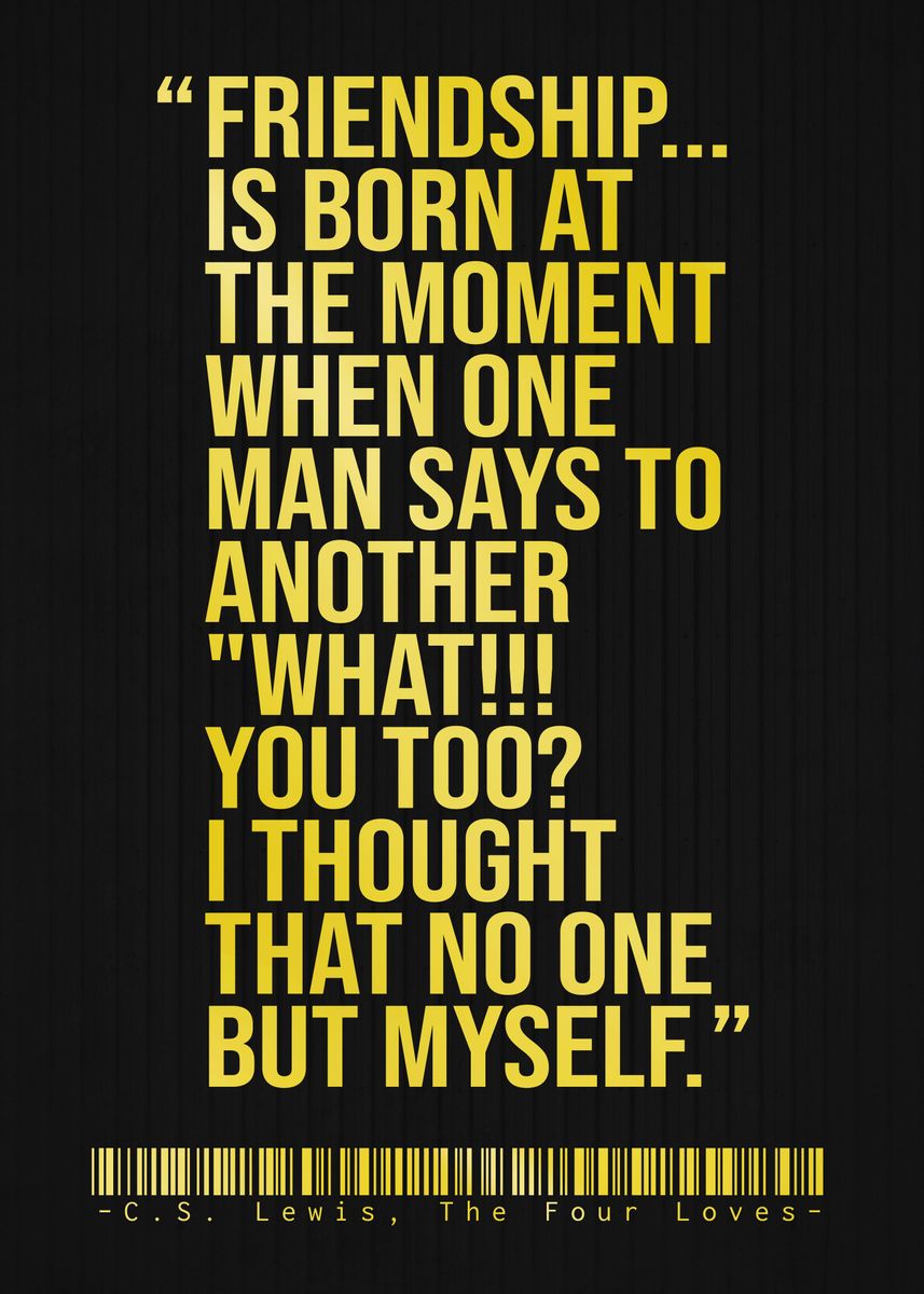 'Legend quote' Poster, picture, metal print, paint by Qreative | Displate