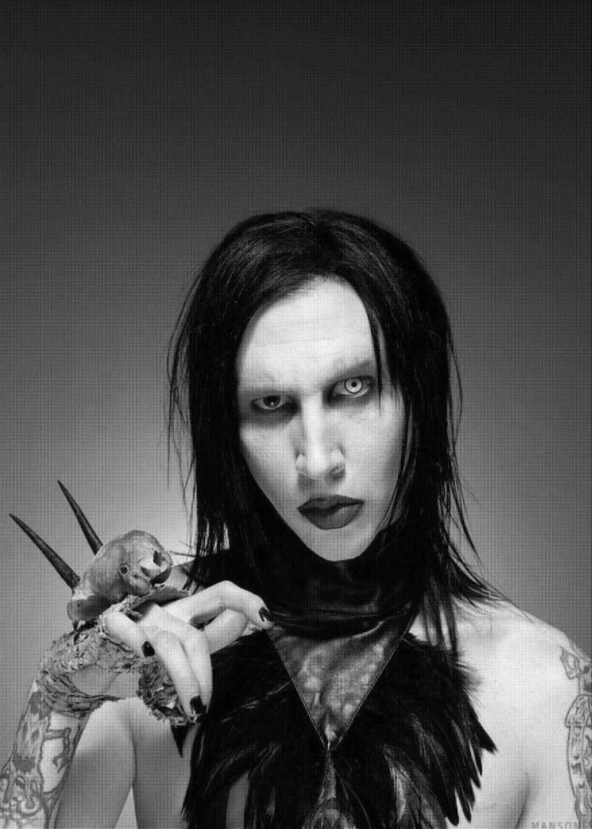 'Manson' Poster, picture, metal print, paint by SkarLite | Displate