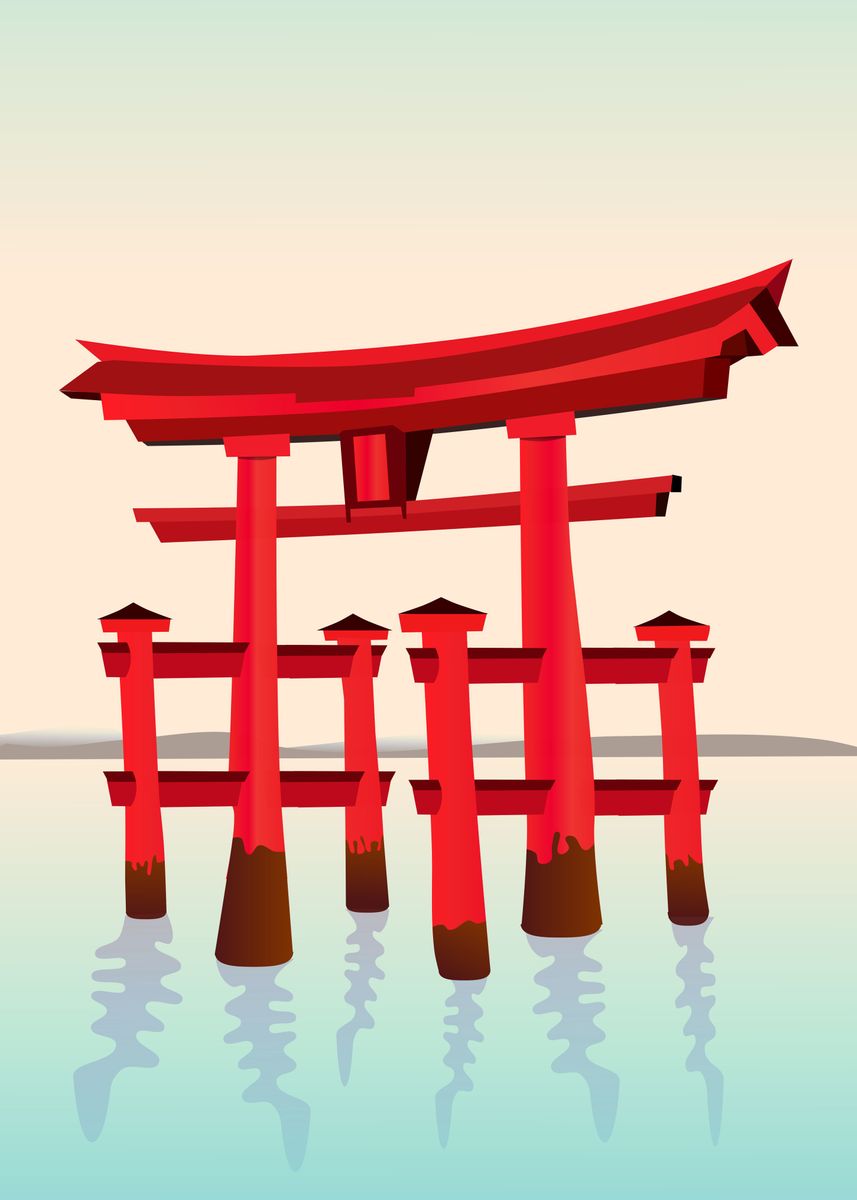 'Shrine' Poster by Sam Kal | Displate